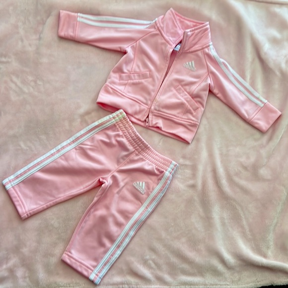 adidas | Matching Sets | Pink Adidas Sweatsuit | Poshmark